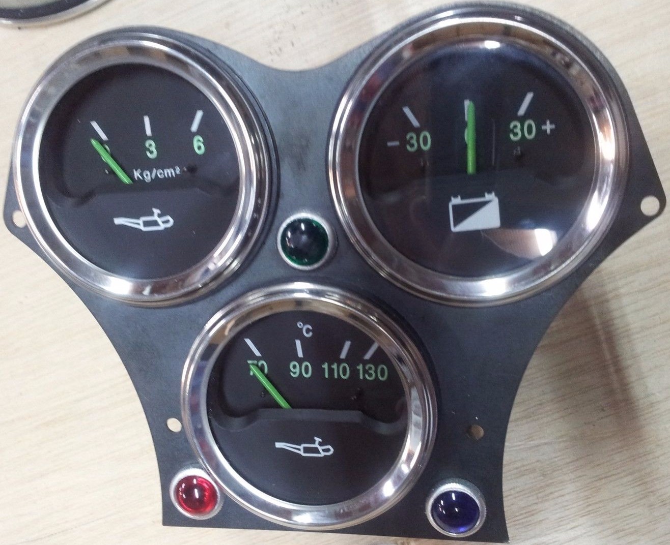 RENAULT ALPINE A110 SET (TEMPERATURE GAUGE + PRESSURE GAUGE + AMMETER ...