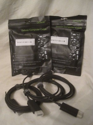 5 x QGeeM Deluxe Computer Cable 6' 1.8M USB CM to DP Cable B071HB7VM8 ...
