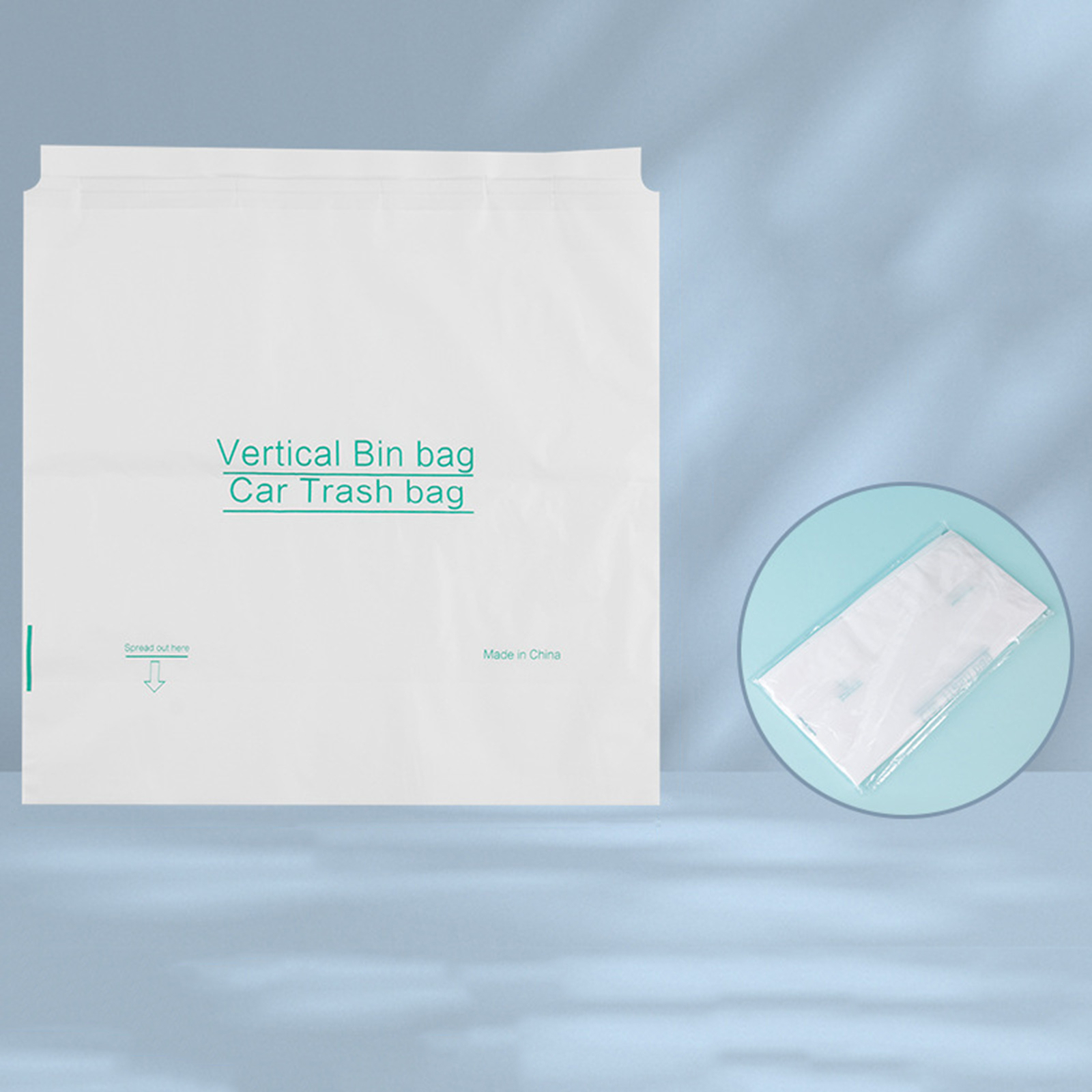 Adhesive Car Sack Tear-resistant Auto Garbage Bin Capacity Bags 10 ...