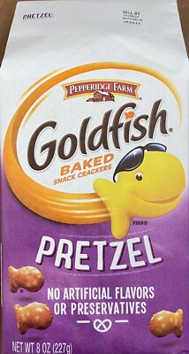 Pepperidge Farm Goldfish PRETZEL Baked Snack Crackers NEW 8oz Bag | eBay