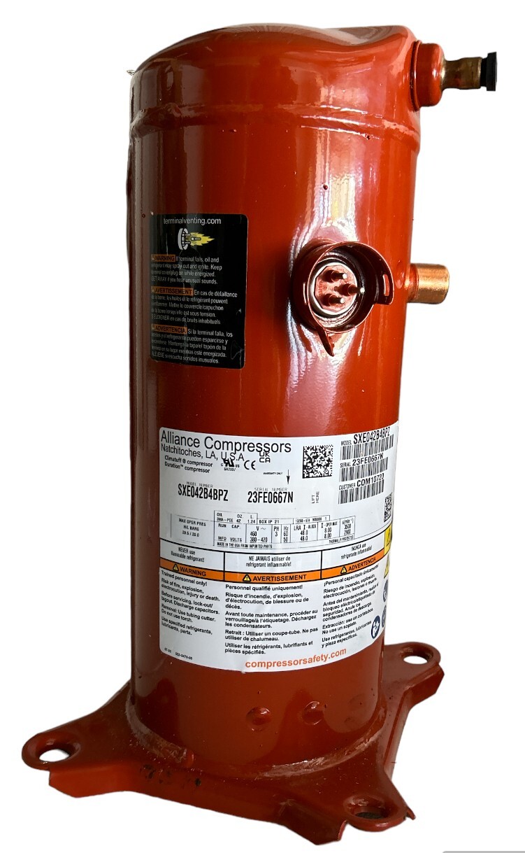 Copeland ZR42K5E-TFD-803 Refrigeration Compressor 3PH, 460V, 60Hz ...