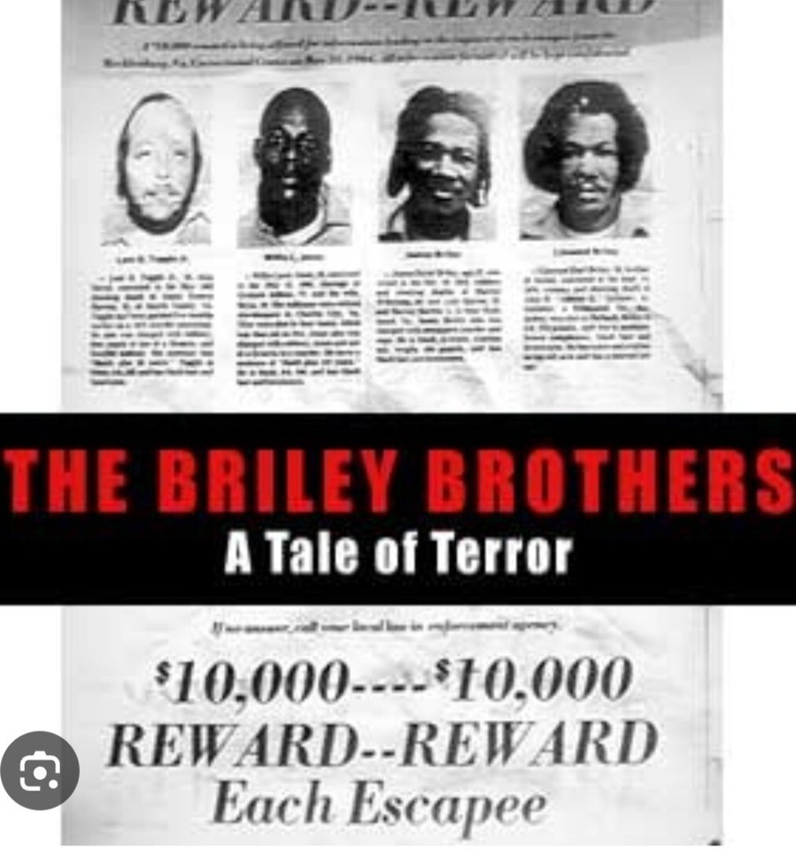 FBI WANTED POSTER. Linwood Earl Briley, Terror In Richmond, Virginia ...
