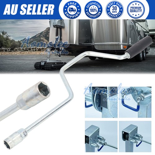 Trailer Caravan Leg Hex Head Winder Handle - 19mm - length 600mm | eBay ...