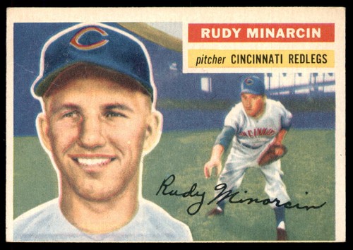 1956 Topps #36a Rudy Minarcin White Back (EX) | eBay