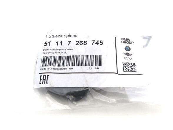 Genuine New MINI FRONT TOW EYE COVER For R55 Clubman R56 R57 R58 R59 ...