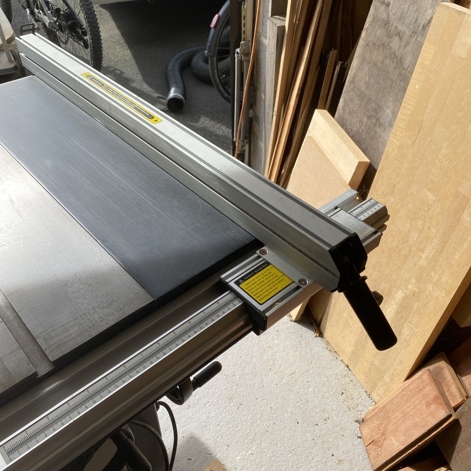 Lightly (diy) used axminster trade table saw | eBay UK