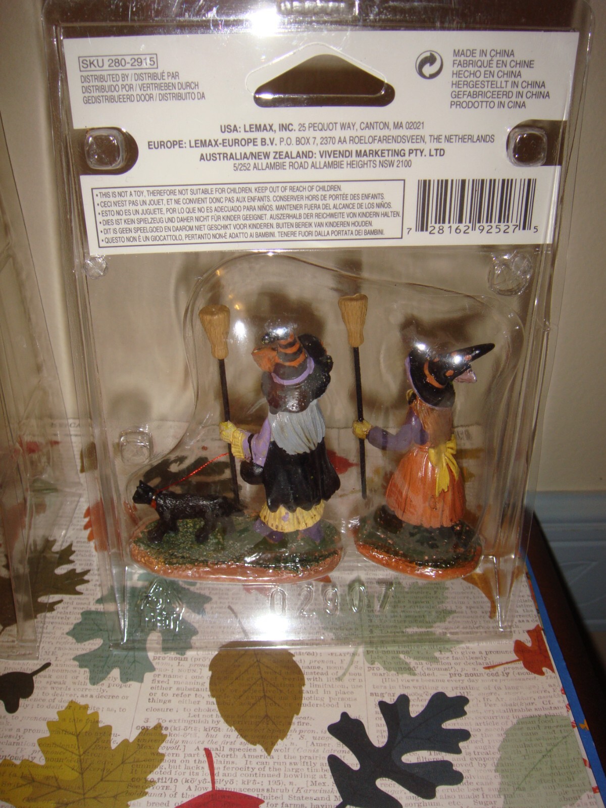Lemax Spooky Town Witches & Lemax Autumn Rust Trees | eBay