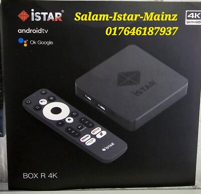 ISTAR BOX R 4K-ANDROID 12-2GB RAM 32 GB e MMC ZINA TV Top Modell 2024 ...