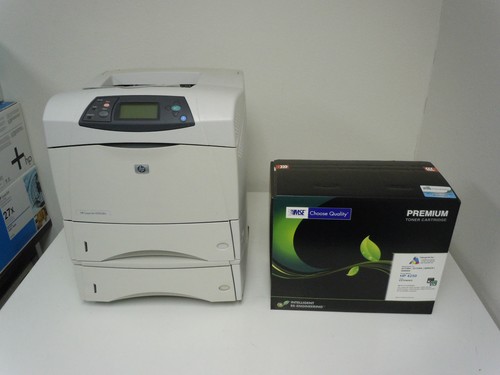 BUNDLE HP LASERJET 4200TN PRINTER +NEW 38A COMPATIBLE TONER CARTRIDGE ...