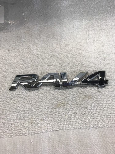2016 - 2017 Toyota Rav4 Rear Emblem OEM #75431-0R060 - Used Factory Emb ...