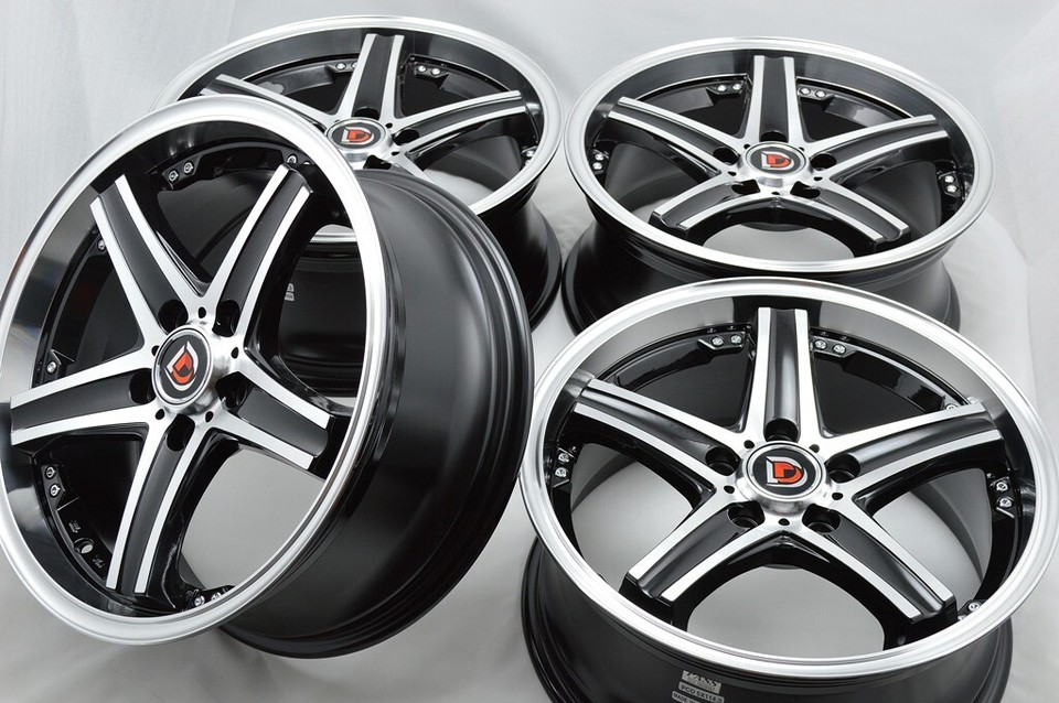 4 New 18" Wheels Rims 18x8 5x114.3 Eclipse Cross Galant Outlander tC xB ...