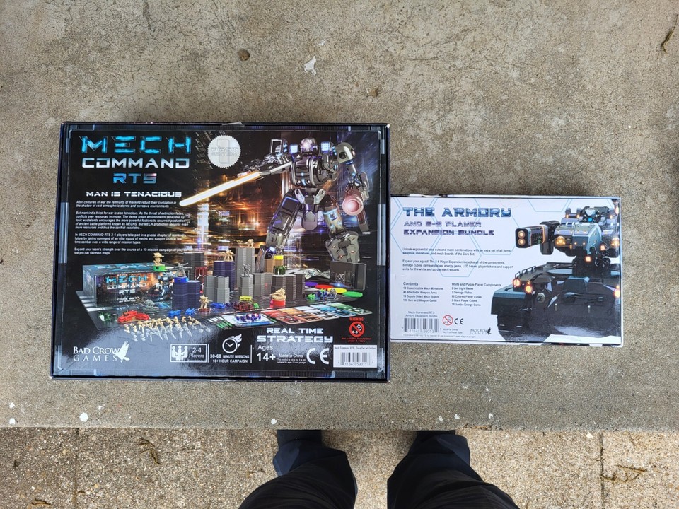 Mech Command RTS Board Game + 2 additional player expansion | eBay