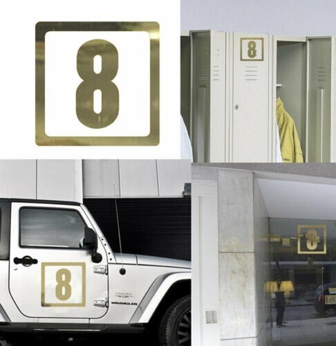 Number Eight Sticker Vinyle Cut, Autocollant Numéro 8 V3 + Couleurs | eBay
