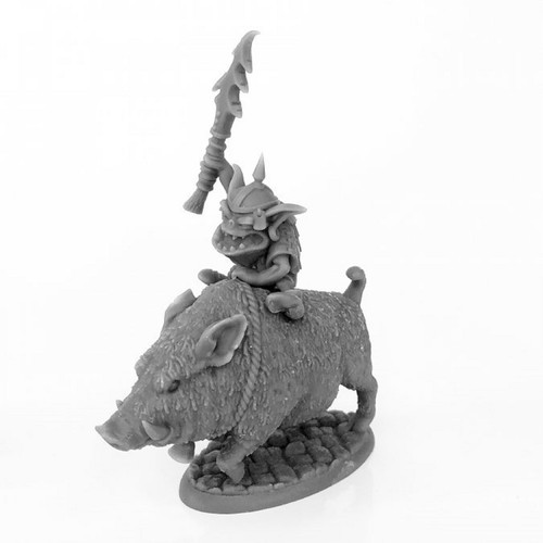 NORKER BOSS ON WAR PIG Reaper Miniatures Dark Heaven Legends REM04036 D ...