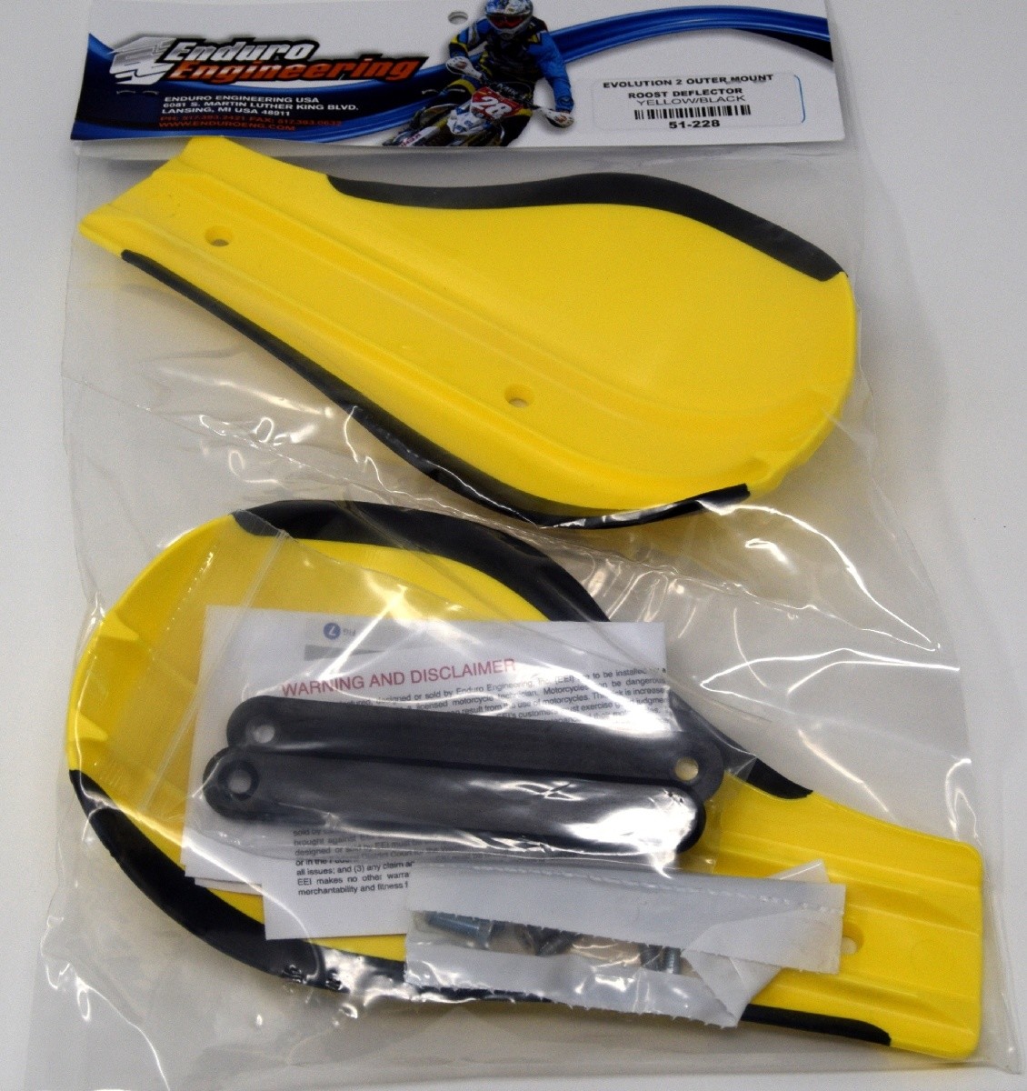 Enduro Engineering - 51-228 - Evo 2 Outer Mount Roost Deflectors ...