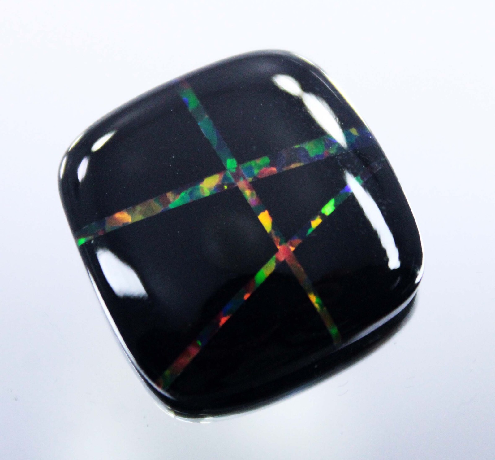 23.10 Ct Natural Doublet Onyx Opal CERTIFIED Multi Color Loose Gemston ...