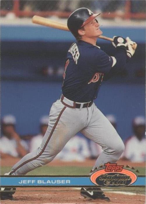 1991 Topps Stadium Club - Jeff Blauser #377 for sale online | eBay