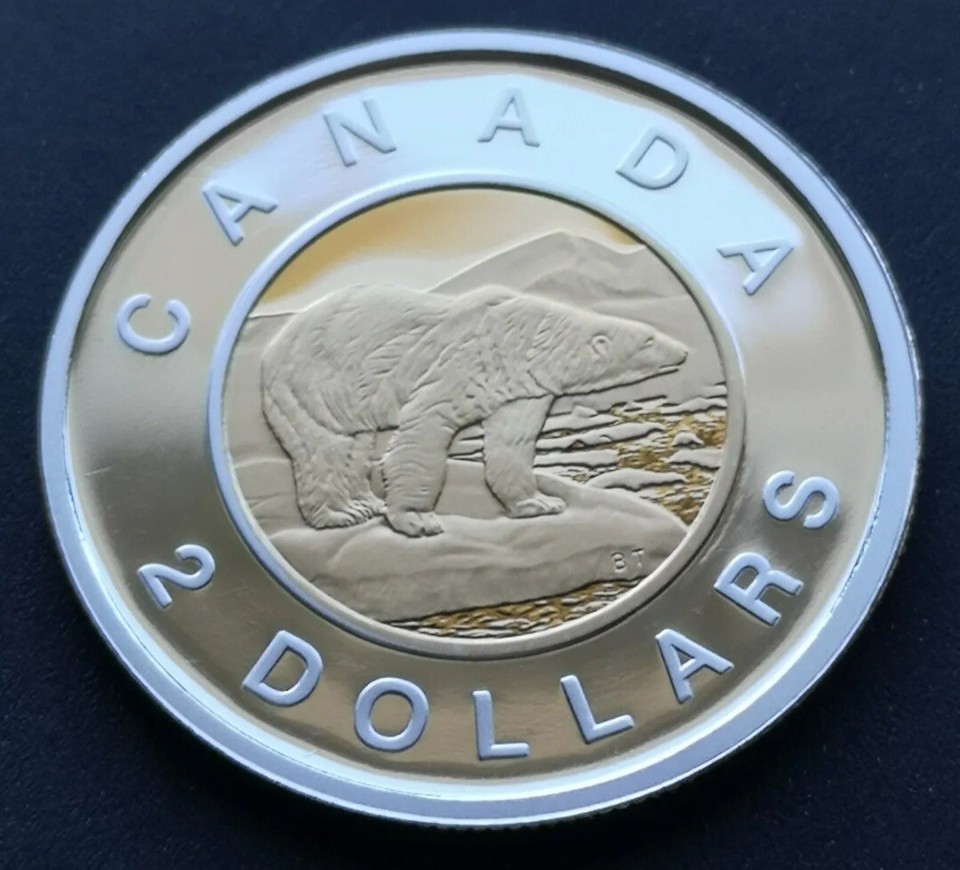 ** CANADA PROOF TOONIE 2017 FINE SILVER ** TAXE EXEMPT FOR CANADIAN ...