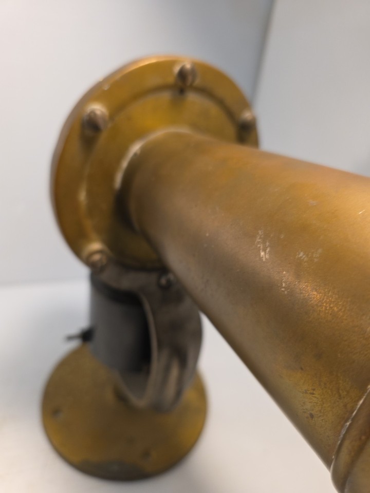 Vtg Lovell McConnell Klaxon Large Warning Horn Submarine Naval Untested ...