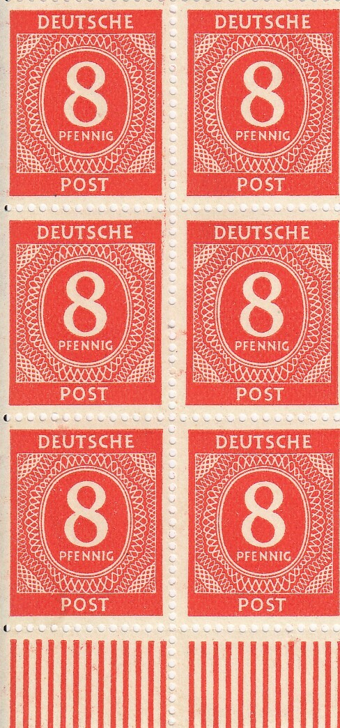 8 Pfennige Briefmarken 8 Pfennig Deutsche Post 6 St. | EBay