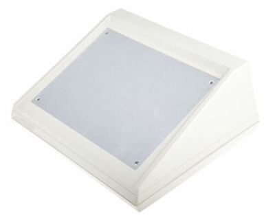 RS Pro Sloped Front, ABS, 203.2 x 254.01 x 101.6mm Desktop Enclosure ...