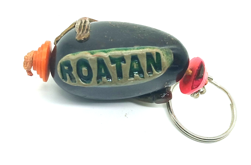 Vintage Roatan Island Caribbean Fish Keychain Keyring | eBay