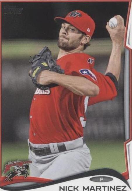 2014 Topps Pro Debut - Nick Martinez #10 (RC) for sale online | eBay