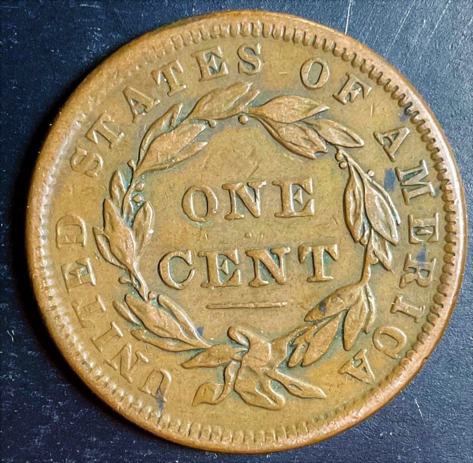 1838 Coronet Head Large Cent rare old nice grade coin great collectible ...