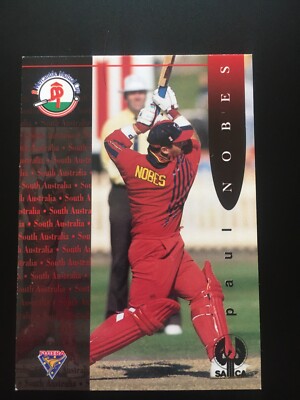 Paul Nobes Cricket Card 1995 Futera | eBay Australia