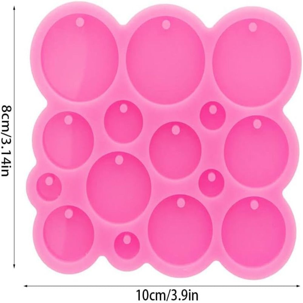 2Pcs Circles Round Circle Silicone Mold Silicone Epoxy Mould Epoxy ...