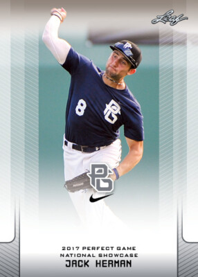 10-Count Lot Jack Herman 2017 Leaf Perfect Game NIKE All-American ...