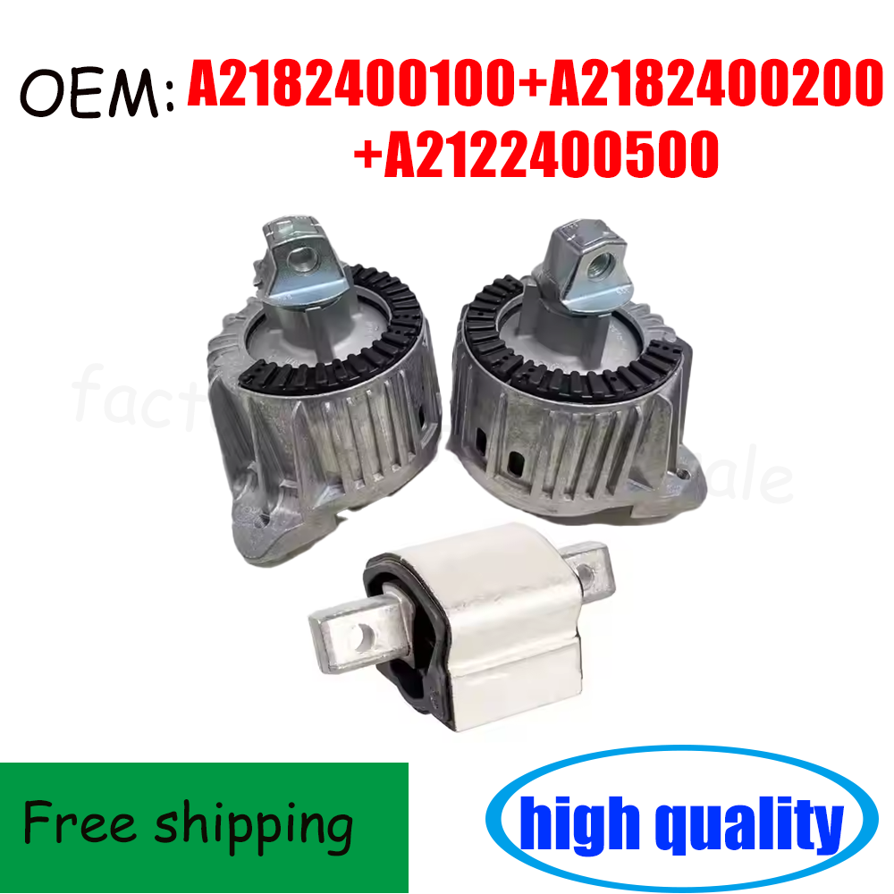 NEW Engine Motor Mount Right & Left For Benz A2182400100+A2182400200 ...