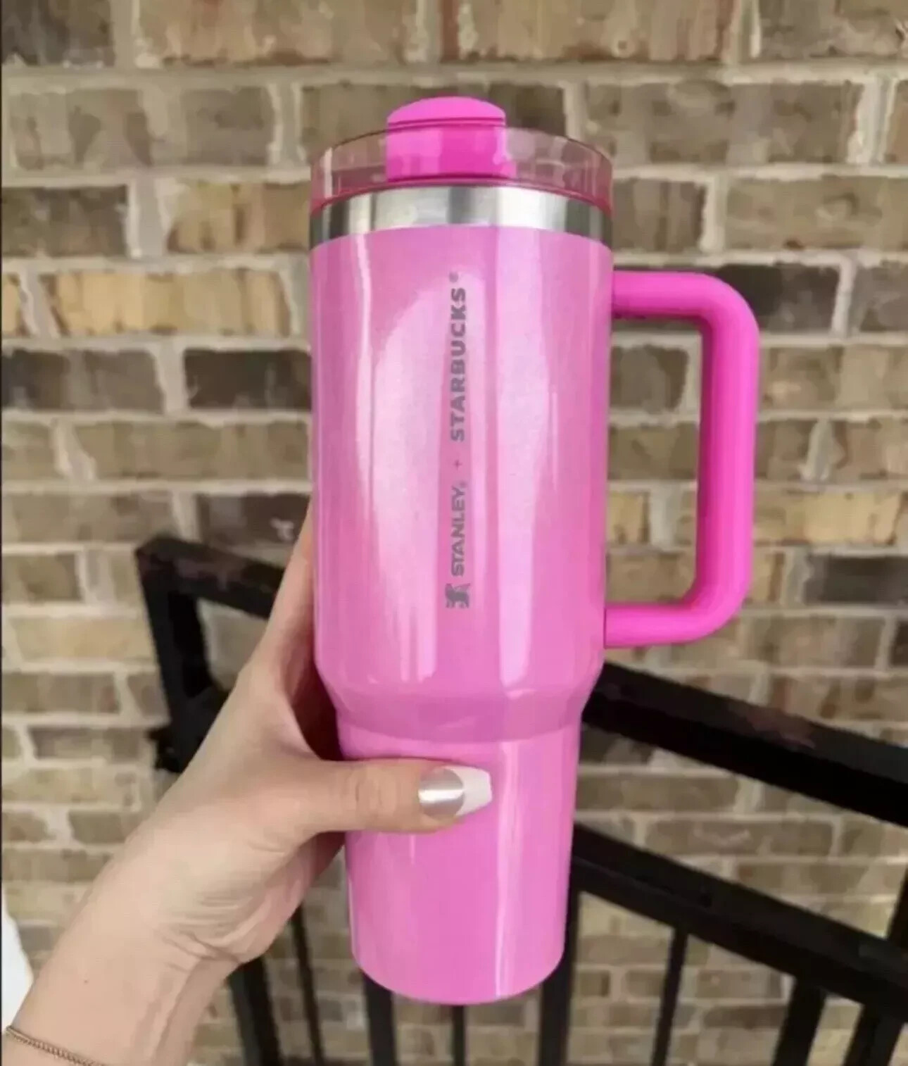 Stanley x Starbucks Frosted Pink 2024 Collab Exclusive 40 oz Tumbler