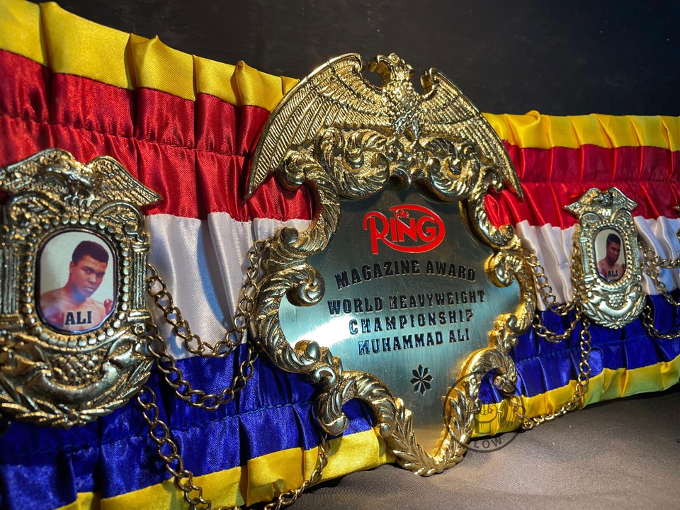Ring Magazine Award Champiomship Boxing Belt Custom Made Premium ...