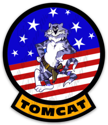 US Navy F-14 Fighter Pilot Tomcat Sticker | eBay