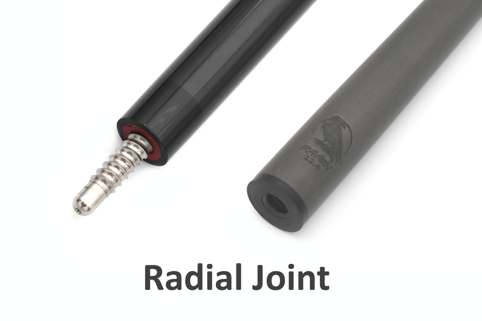 RAVEN Carbon Fiber Pool Cue - Shaft Only (12.4mm, 29") Radial, Predator ...