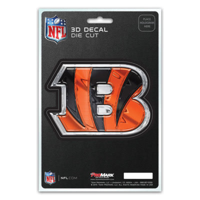 New NFL Cincinnati Bengals 3-D Die-Cut Premium Vinyl Decal / Emblem ...
