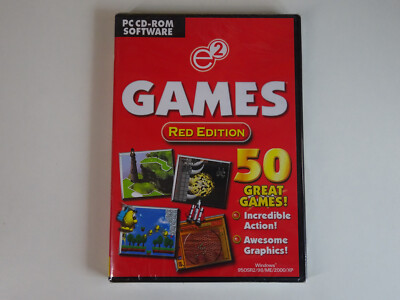 e2 Games: Red Edition PC Game *NEW* | 50 Games! | eBay UK
