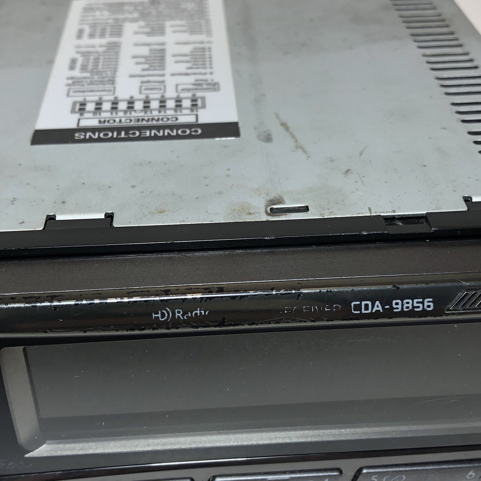 Alpine CDA-9856 CD Player Car Radio Untested (For Parts) | eBay