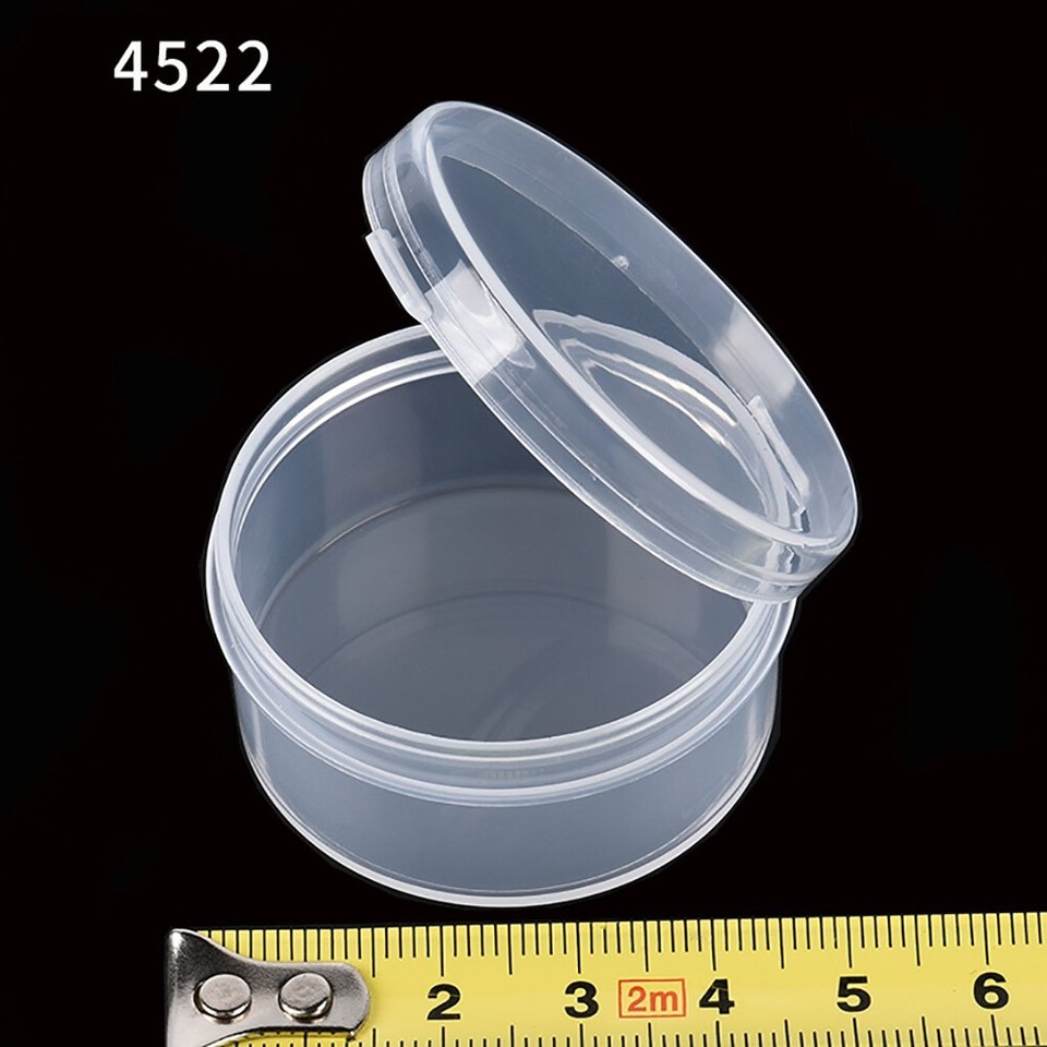 5-20PCS Small Plastic Storage Box Jewelry Bead Small Round Container ...