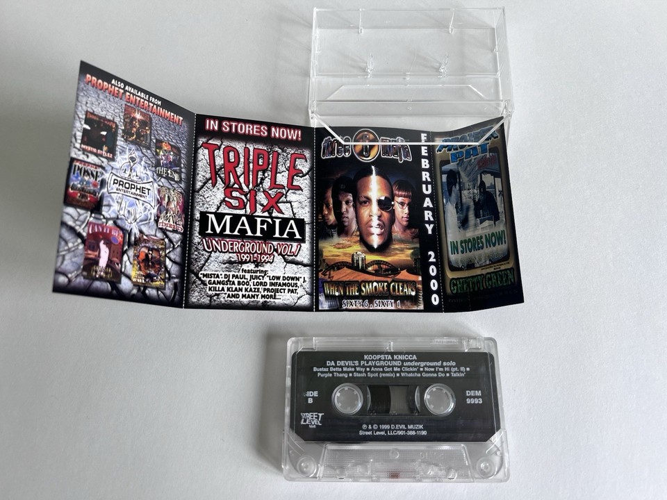 Koopsta Knicca Da Devils Playground Cassette Tape Three 6 Mafia Memphis ...