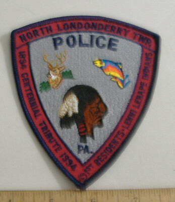 NORTH LONDONDERRY TWP PENNSYLVANIA POLICE FABRIC PATCH | eBay