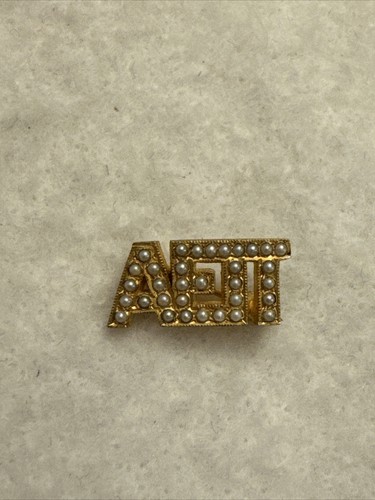 Alpha Epsilon Pi Fraternity Pin Badge Gold Pearls | eBay