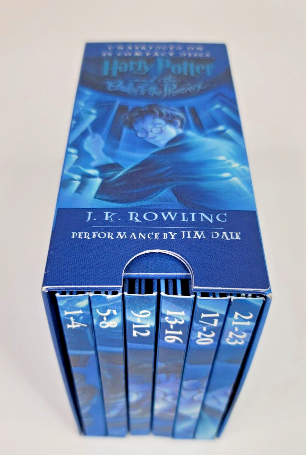 Harry Potter Books 1-7 Complete Collection Audio CD Audiobook Lot - 99 ...
