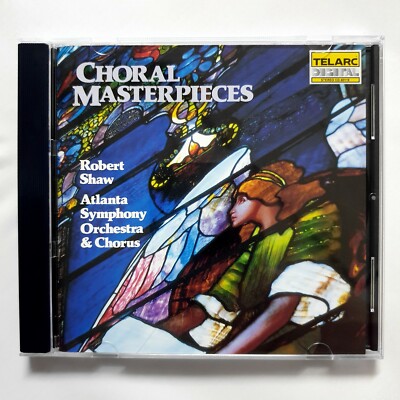 Choral Masterpieces by Robert Shaw CD 1985 Telarc ED1 Japan NO IFPI ...