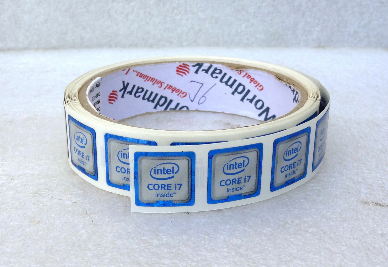 Lot of 50 Intel Core i7 Inside Stickers 6th Generation Skylake 18mm x ...
