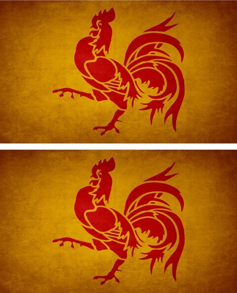 2X Vintage Weathered Belgium Walloon Flag Sticker | eBay