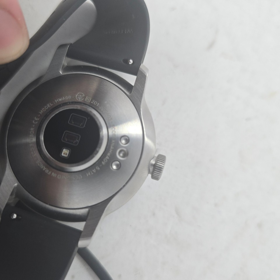 Withings HWA09 Scanwatch 42mm Black Heart Rate Monitor Oximeter | eBay