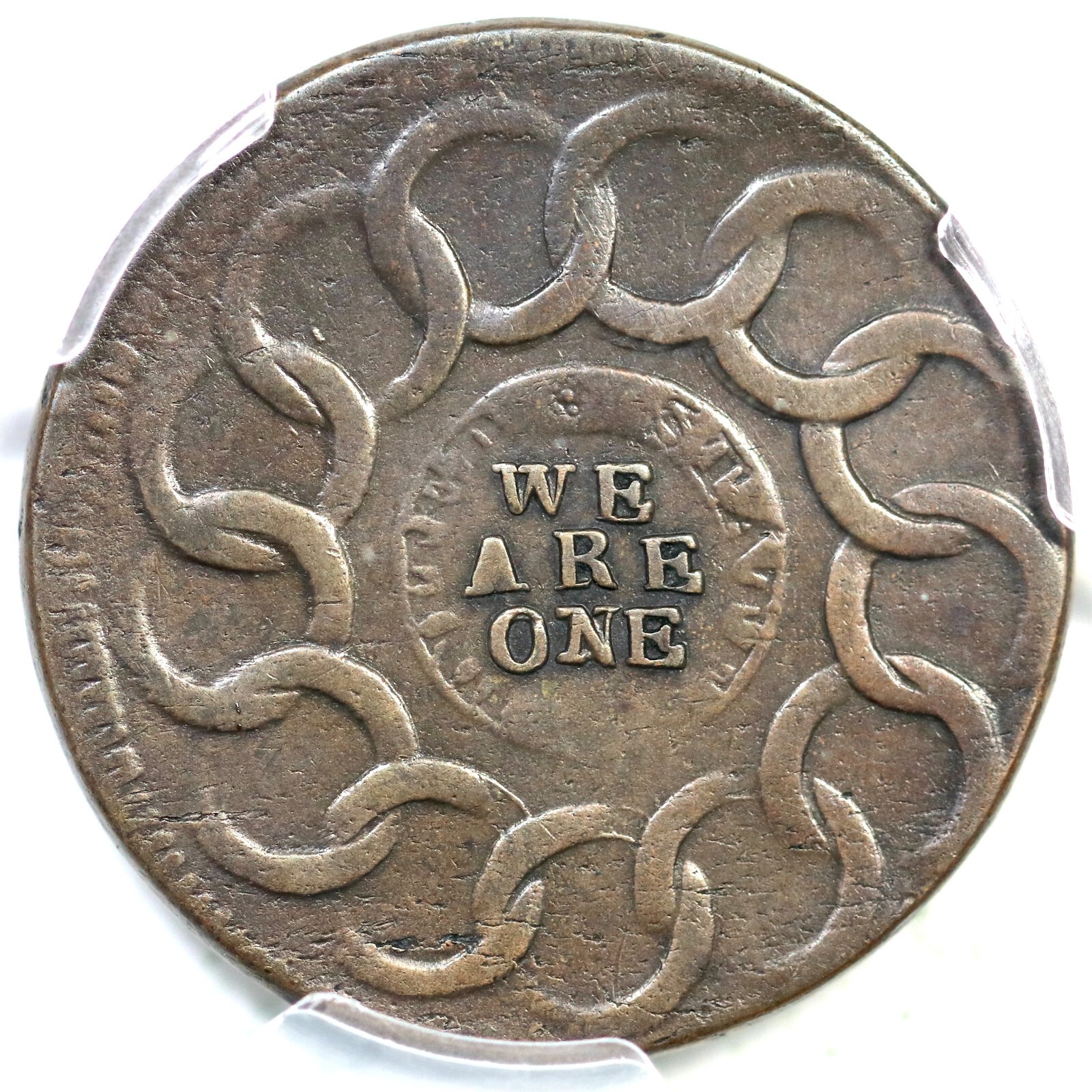 1787 N 3-D R-2 PCGS XF Details Club Rays Fugio Cent Colonial Copper ...