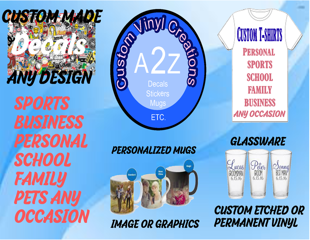 A2Z Custom Vinyl Creations | eBay Stores